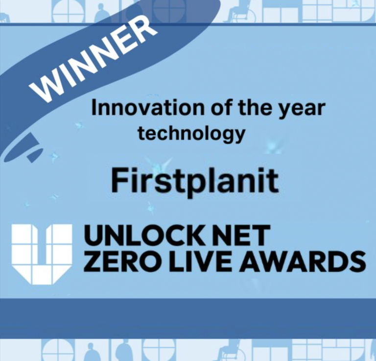 Firstplanit Wins Innovation of the Year Award (Technology) at Unlock Net Zero Live Awards 2023 ...